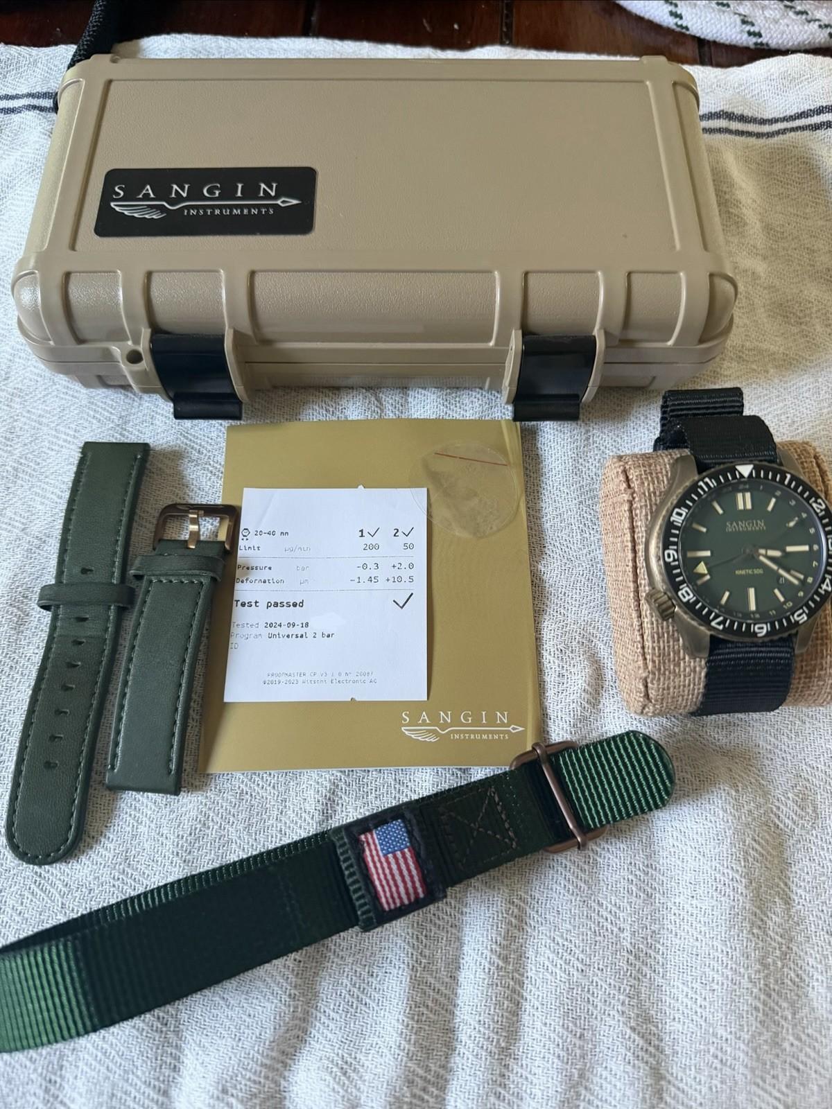 Sangin Instruments SOG Limited Edition Kinetic II Watch Complete Set ...